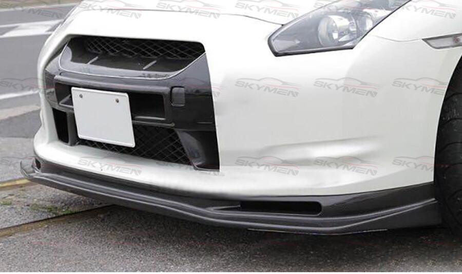 For Nissan R35 GTR Carbon Fiber Glass Front Bumper Spoiler Lip | eBay