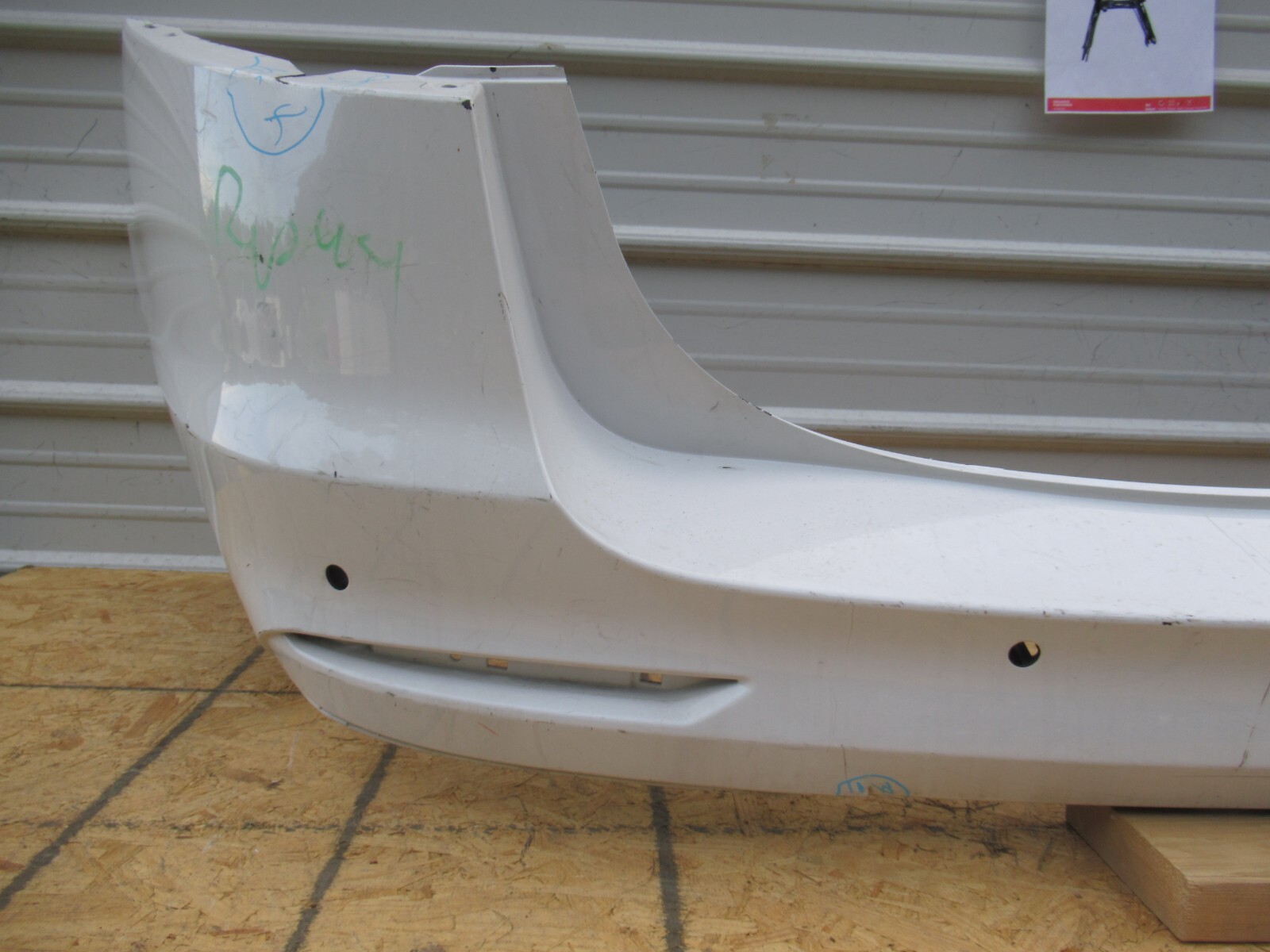 2019-2020 Ford Fusion Rear Bumper Cover Panel Plastic KS73-17F001-AW 19 ...