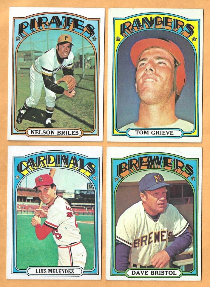 1972 Topps baseball mid-range set break 602-787 - You Pick 'Em | eBay