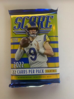 NFL FOOTBALL-2022 Panini Score-NEW/SEALED-22 Card Blaster Pack-Inserts ...