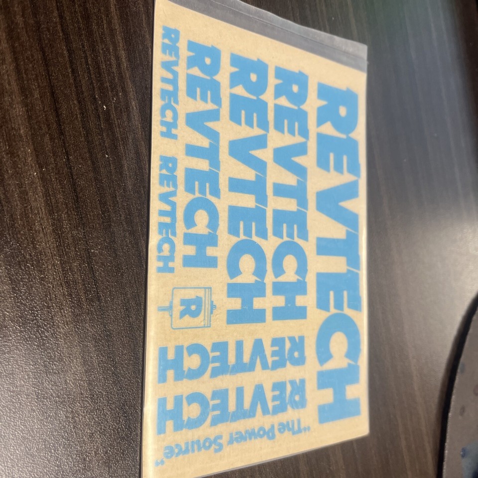 Vintage RC decal sheet REVTECH Rare NEW! | eBay