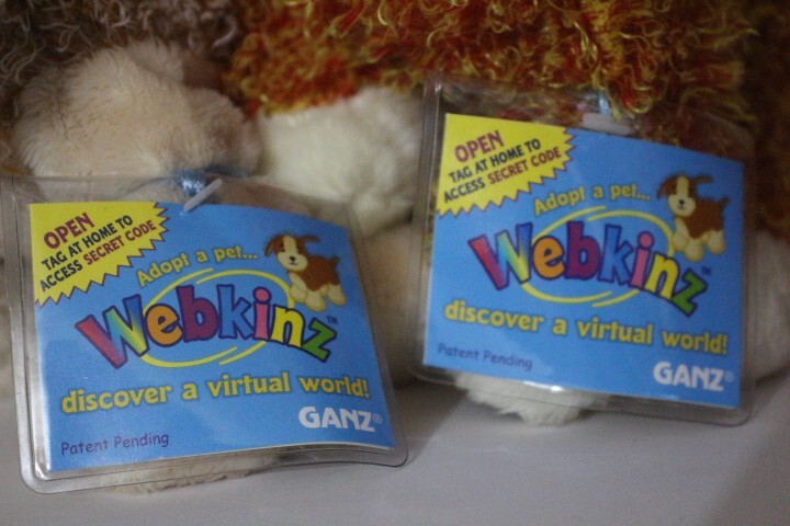 WEBKINZ ORIGINAL CHEEKY DOG & CAT.COMES WITH SEALED/UNUSED CODE/TAG ...