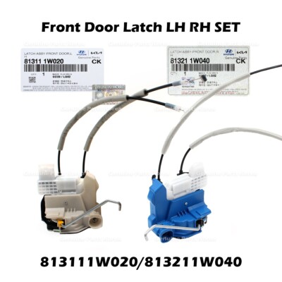 ⭐Genuine⭐ Front Door Latch LH RH SET 813111W020 813211W040 for Kia Rio ...