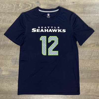 Seattle Seahawks Fan #12 NFL Children's Youth Kids Size L 14-16 Jersey ...
