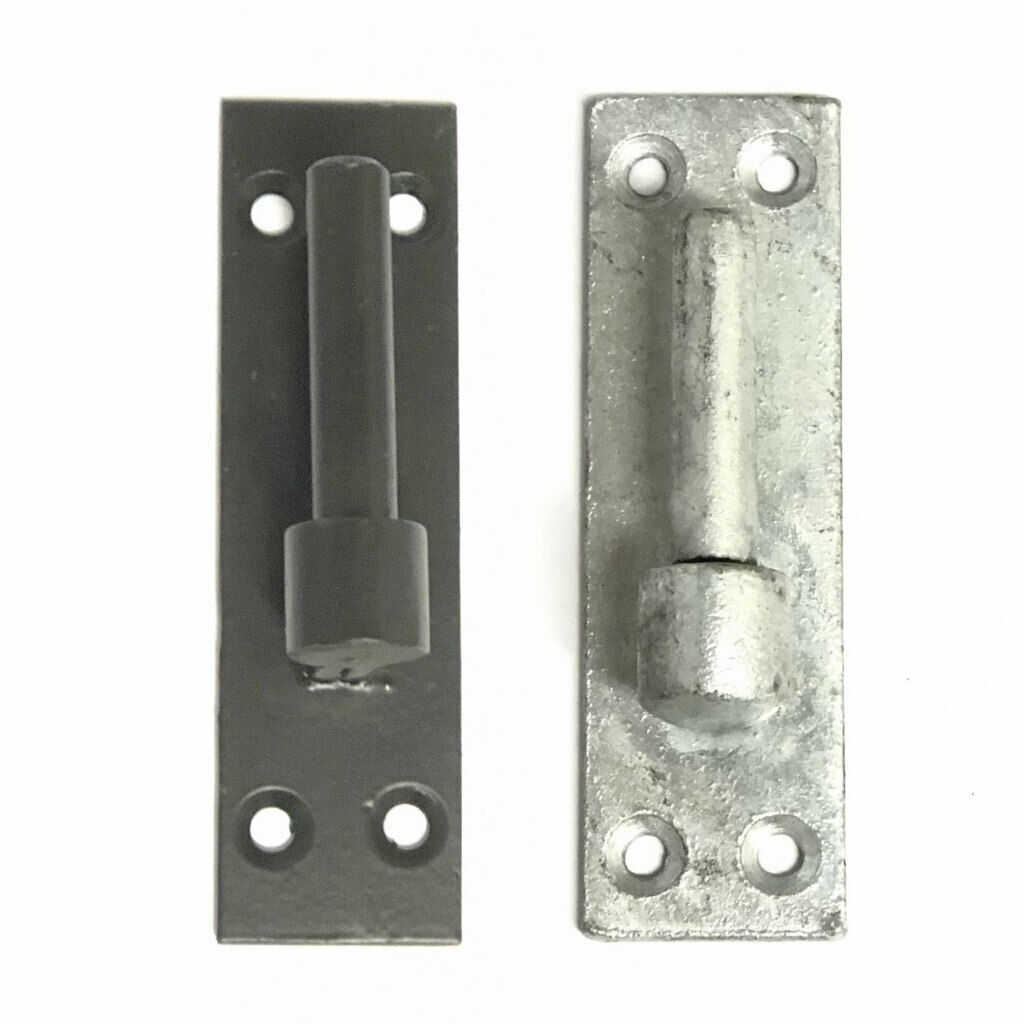 Pair Hinge Pins 12.5mm 1/2" Pin - Gate Band & Hook Hinges Galvanised or ...