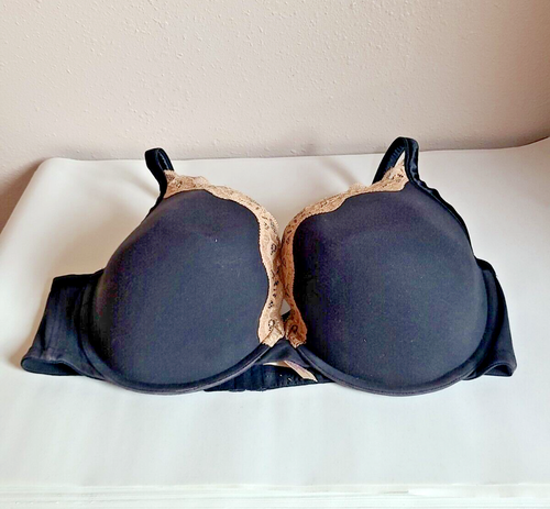 Cacique Black Padded Full Coverage Adjustable Straps Underwire Bra Size ...