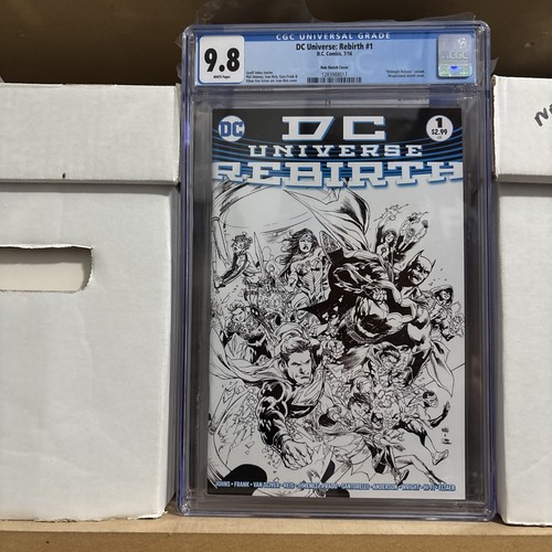 DC Universe: Rebirth #1 CGC 9.8 (DC Comics July 2016) Rare variant ...