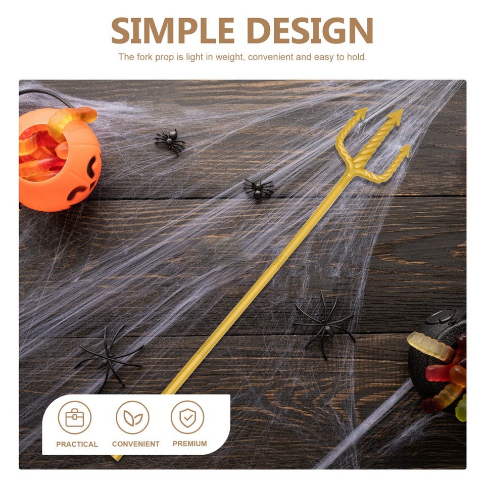 Prop Devil Costume Trident Accessories Man Child | eBay