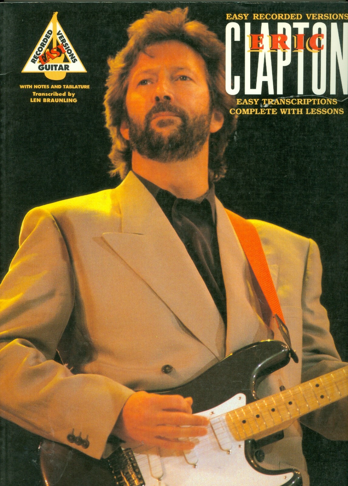Eric Clapton Easy Transcript Recorded Versions Guitar tab song book ...