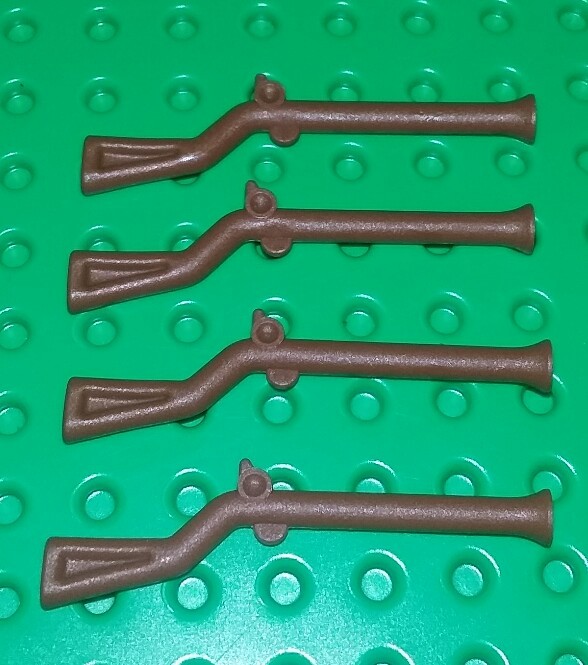 *NEW* Lego Brown Rifles Muskets Guns for Minifigs Figs People - 4 ...