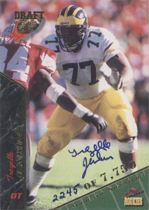 1995 Signature Rookies - Trezelle Jenkins #41 Signatures Serial ...