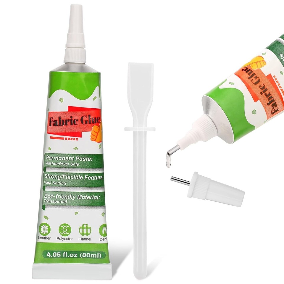 Fabric Glue Mighty Mend it Fabric Glue Permanent Clear Washable ...