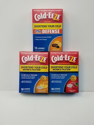 Cold-EEZE Zinc Lozenges Homeopathic Honey Lemon Cherry Citrus ...