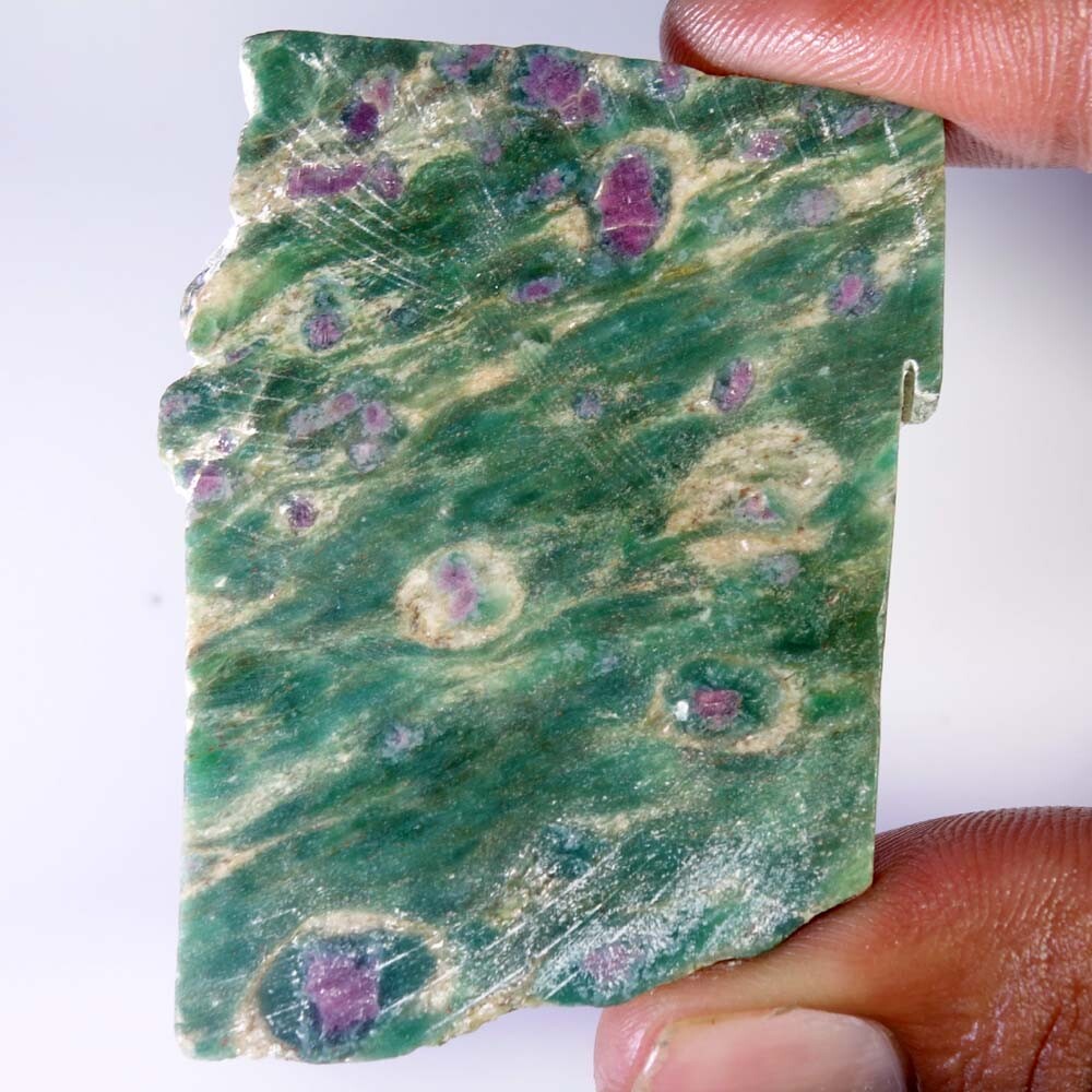 A++ Natural Amazing Ruby In Fuchsite Rock Slab Polished Rough Specimen ...