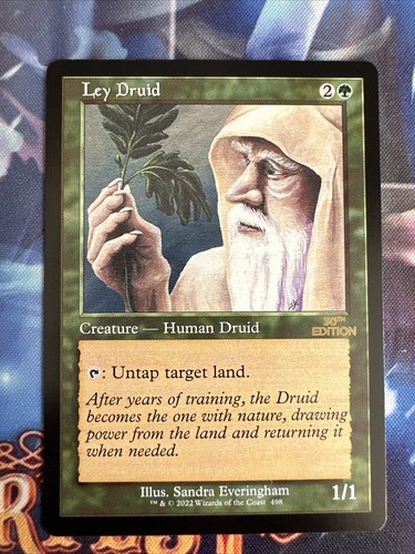 1x Unplayed / NM Ley Druid Retro Frame From 30th Anniversary Edition | eBay