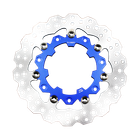 Blue 7 Holes Floating Front Brake Rotor for Harley 09-23 Touring ...