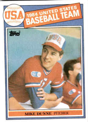 1985 Topps Team USA #395 Mike Dunne Olympic Baseball Card | eBay