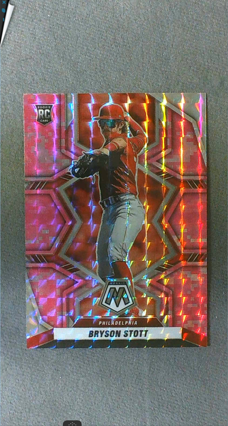 2022 Panini Mosaic Pink Camo Prizm #272 Bryson Stott RC Phillies | eBay
