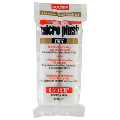 Wooster RR314-6.5 Jumbo-Koter Micro Plush 5/16 in Nap 6-1/2 in L (12 ...