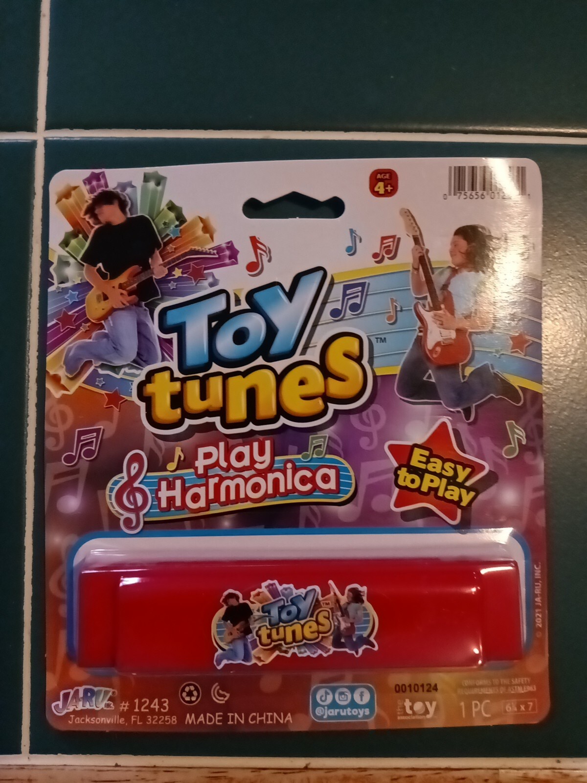 NEW Toy Tunes Harmonica Easy to Play Kid Toy Red Plastic | eBay