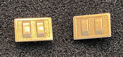 Military Cuff Links in Bright Brass | eBay