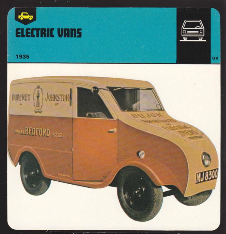 1935 MORRISON ELECTRIC Vans Car Picture Photo AUTO CARD | eBay