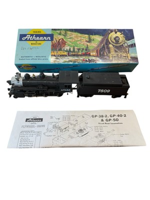 Vintage Ho Train Athearn A.T. & S.F. 7809 Steam Loco in Box | eBay