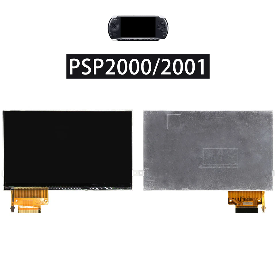 LCD Screen Backlight Display Replacement Part For SONY PSP 2000 2001 ...