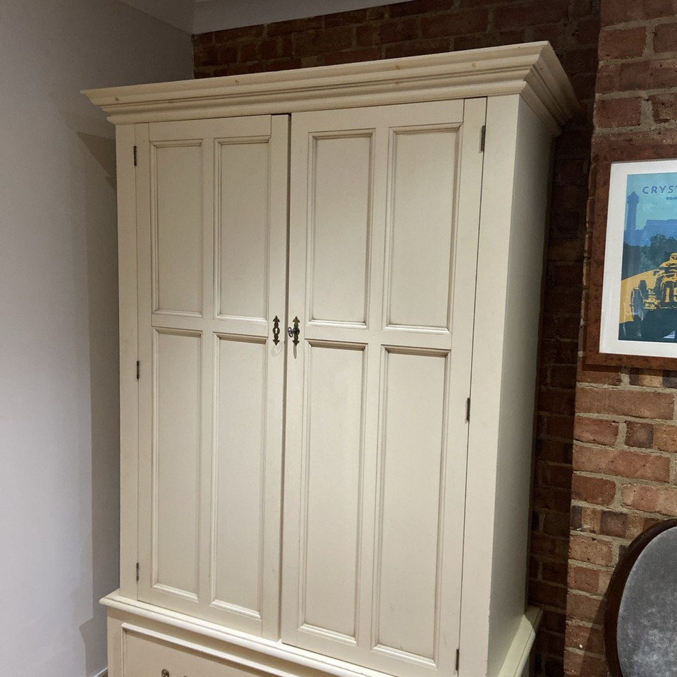 Laura Ashley Clifton Wardrobe Ivory, Large Double with One Drawer | eBay UK
