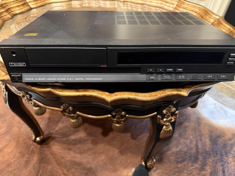 Mission PCM II CD Player Black Full Digital Processing Digital Output ...