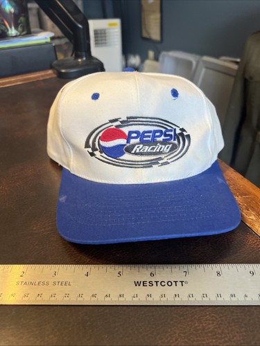 Vintage 1980s Pepsi-Cola Employee Issued Trucker Style Pepsi Racing Hat ...