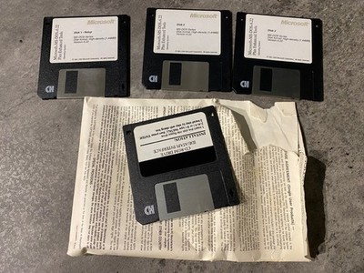 Microsoft MS-DOS v6.22 Operating System - Genuine Original 3.5" Floppy ...