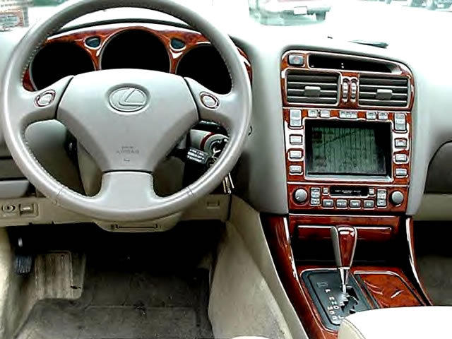 LEXUS GS GS300 GS430 INTERIOR WOOD DASH TRIM KIT SET 2001 01 2002 2003 ...