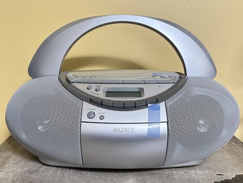 Sony CFD-S350 Portable Cassette Boombox - Silver for sale online | eBay