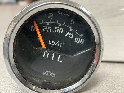 Sunbeam Alpine/Tiger Smiths British Jaeger Oil Pressure Gauge - PL 2303 ...