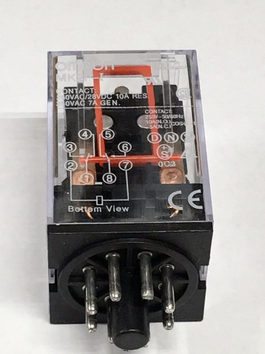 NTE Industrial Automation Relays 8-Pin Pins OMRON MK2P-I 240VAC / 24VDC ...