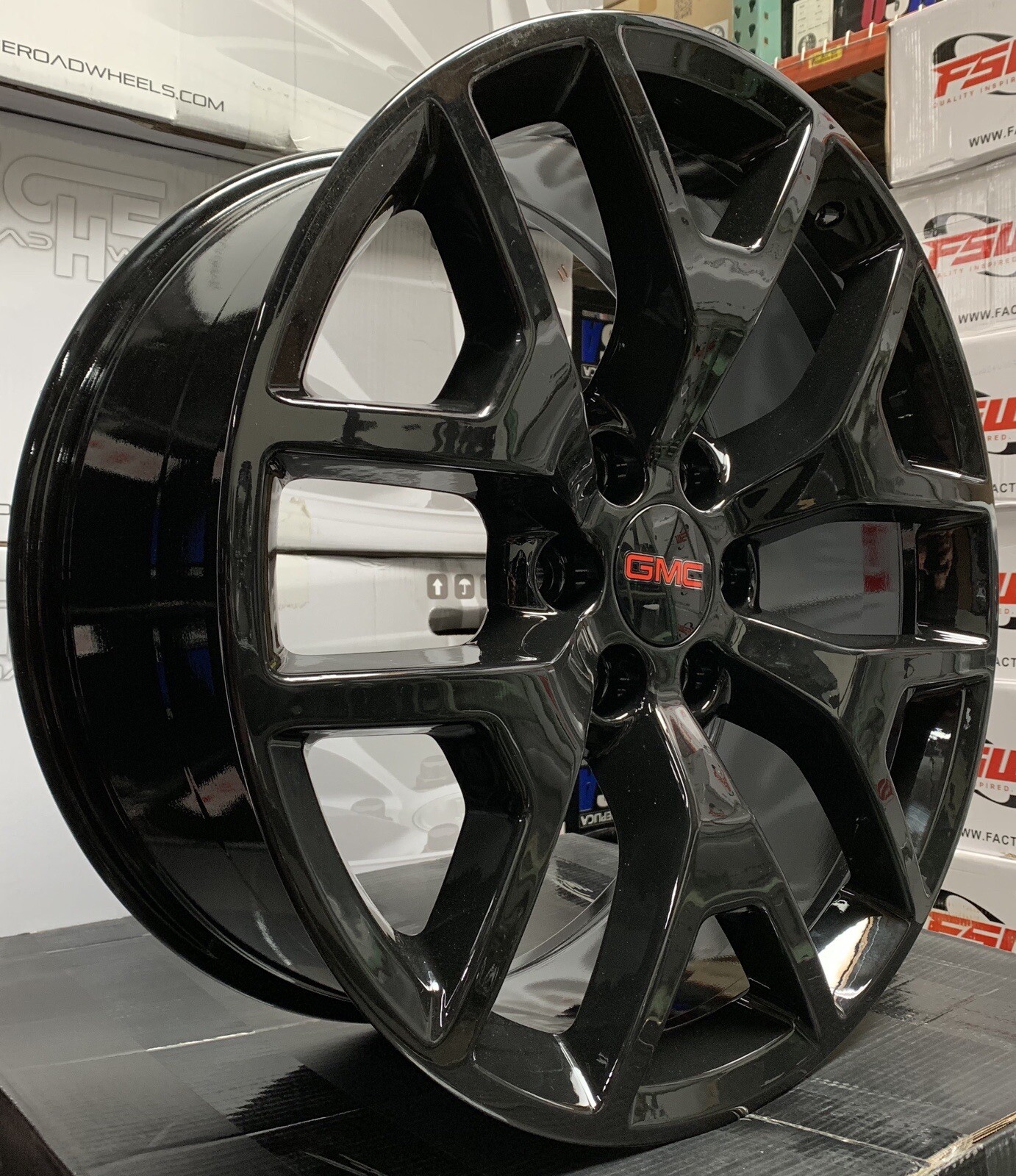 26” GMC YUKON SIERRA BLACK HONEYCOMB WHEELS TAHOE SILVERADO ESCALADE ...