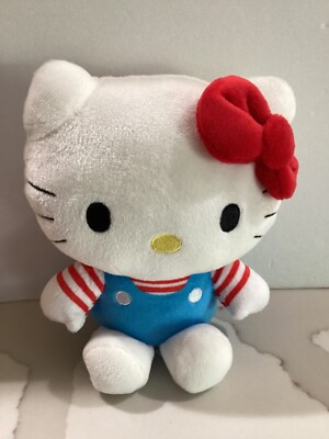 2021 HELLO KITTY Buddy 9” Plush in Striped Shirt & Blue Jumper by ...
