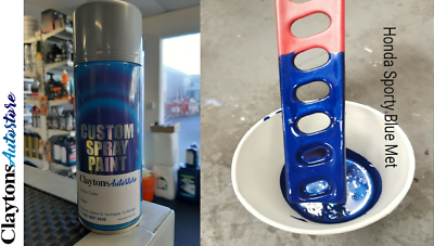 Aerosol Spray Paint 400ML FOR HONDA SPORTY BLUE B593M METALLIC | eBay