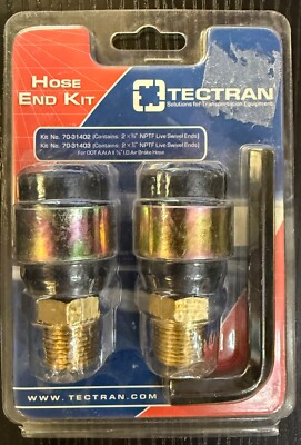 Tectran "Hose End Kit" 3/8" NPTF (70-31402) | eBay