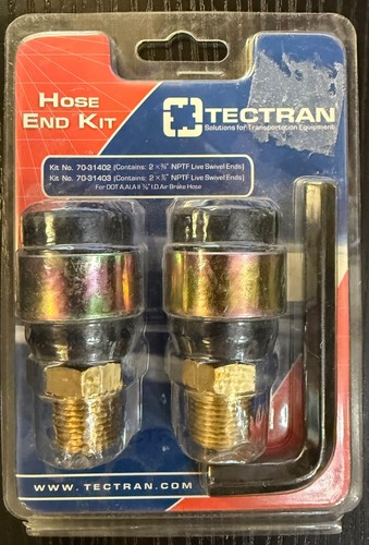 Tectran "Hose End Kit" 3/8" NPTF (70-31402) | eBay