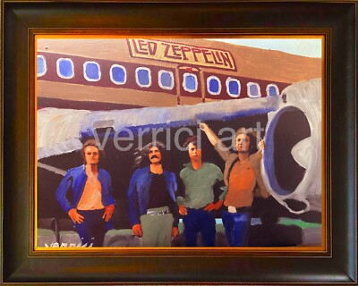 Led Zeppelin Starship Painting 24x18 Art on Canvas | eBay