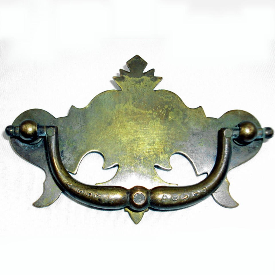Brass Chippendale Bail Pull Batwing Drawer Pull DC10 A657 3" Center | eBay