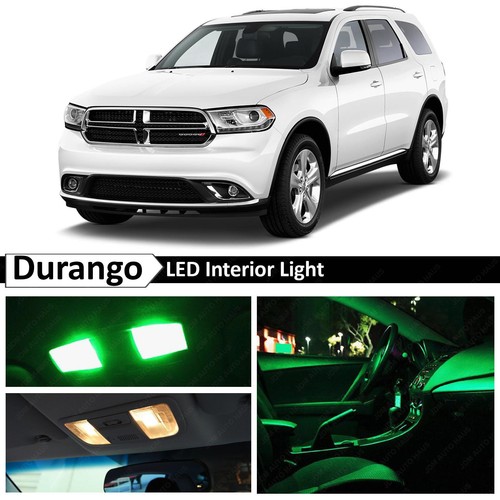 Fits 2011-2015 Dodge Durango 17x Green Interior License Plate LED ...