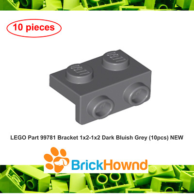 LEGO Part 99781 Bracket 1x2-1x2 Dark Bluish Grey (10pcs) NEW | eBay ...