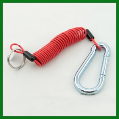 FASTWAY ZIP 6' Coiled Trailer Emergency Breakaway Cable No Drag Spiral ...