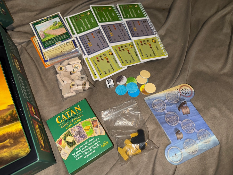 Catan Expansion - Cities & Knights Expansion - incomplete? LOOK! | eBay