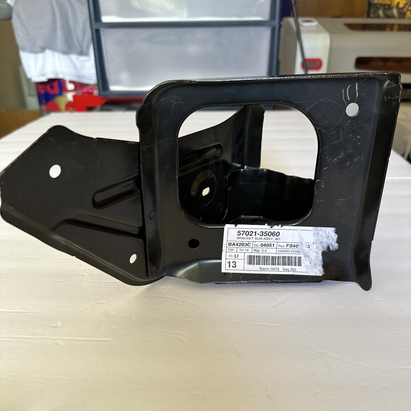 5702135060+Toyota+Bracket+SUBAssy+57021-35060+Genuine+OEM+Part for sale ...