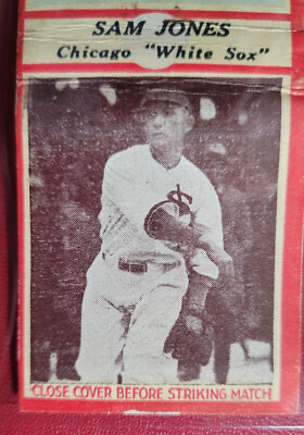 1930's Sam Jones Chicago White Sox Baseball Match Cover Matchbook | eBay