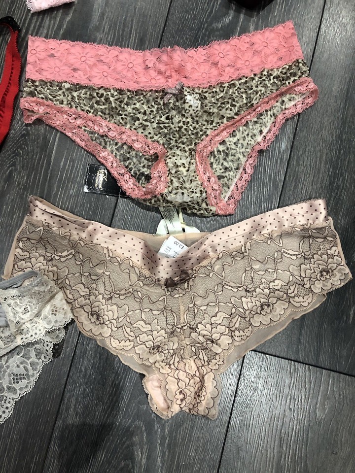 9x Size 12- 14 Women’s Ladies Knickers Underwear Panties Thongs Bundle ...